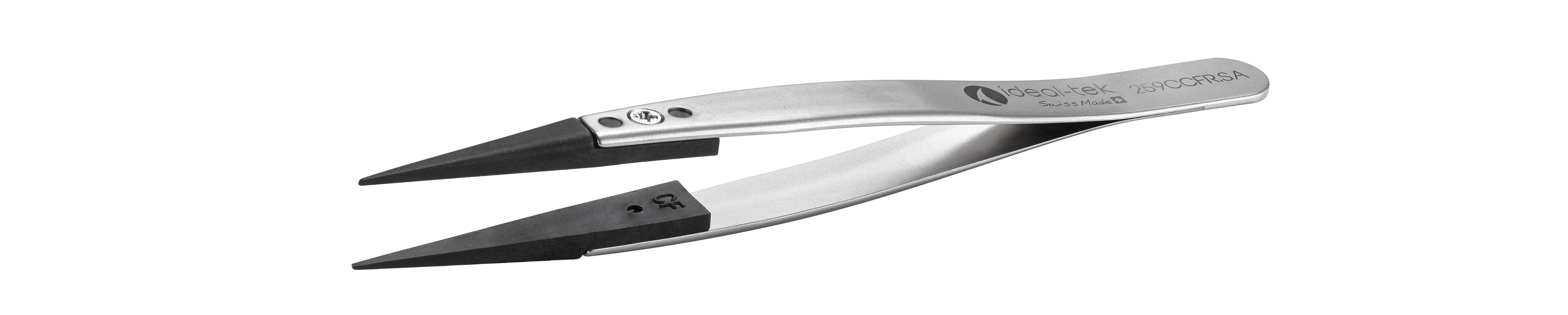 259CCFR.SA.1 - Plastic Replaceable Tip Tweezers | Ideal-tek