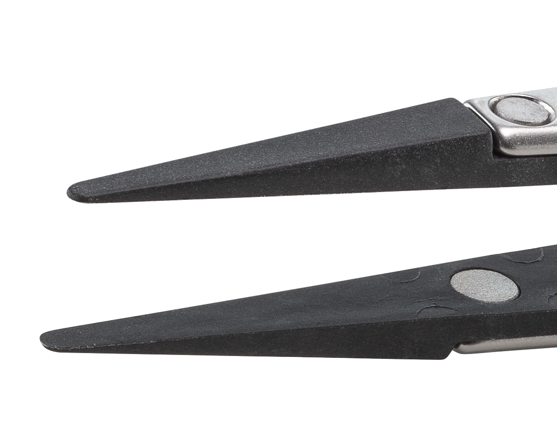 2ACF.SA.1 - Plastic Tip Tweezers | Ideal-tek